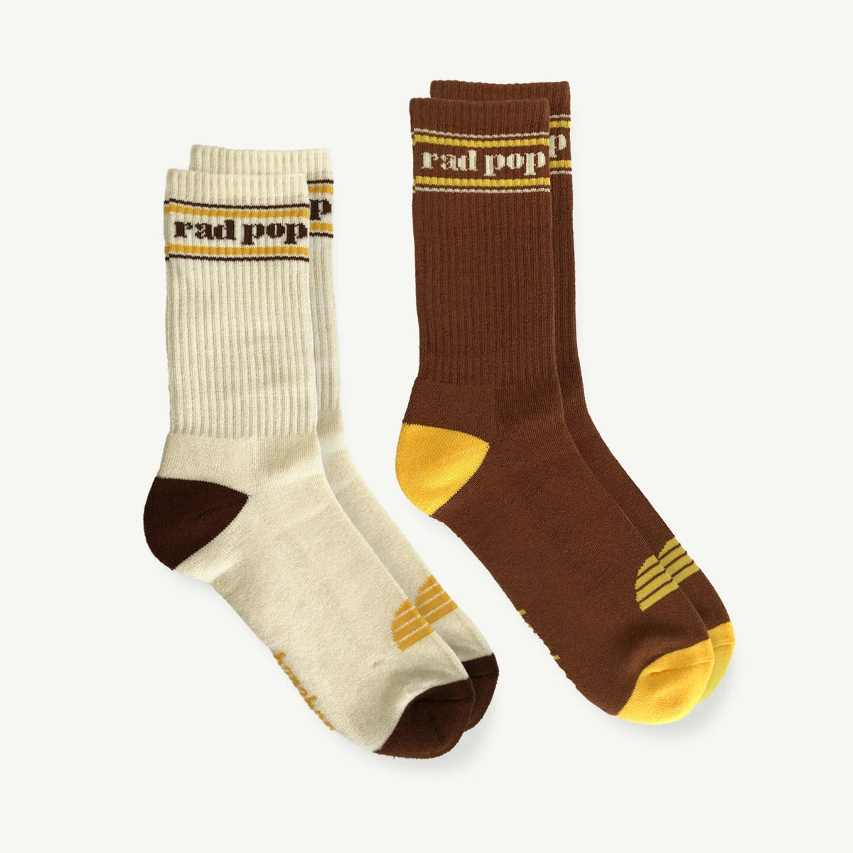 Rad Pop Crew Organic Cotton Sock Pack - Mens – Little Cove Collective
