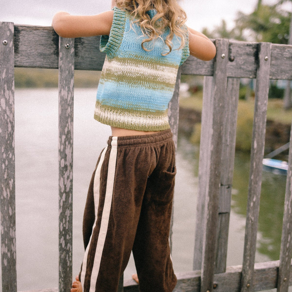 Mini Terry Pant - Chocolate | Atmosea – Little Cove Collective