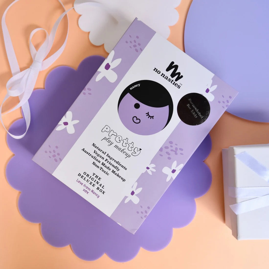 Nancy Purple Natural Pressed Powder Kids Makeup Palette Kit | No Nasti ...
